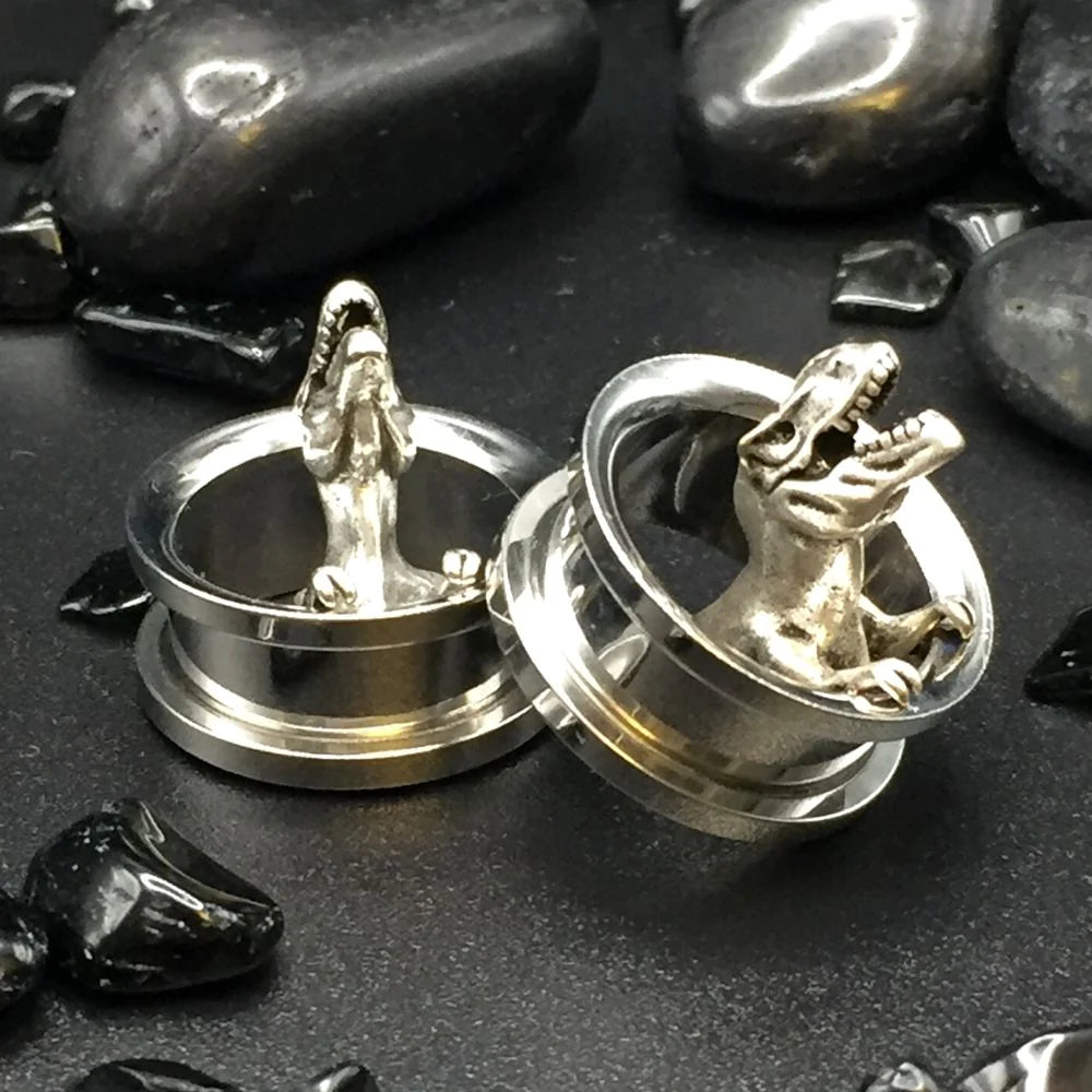 6mm Ear Tunnel 4 Gauge Ear Tunnels Stainless Steel Tunnels And Plugs ...