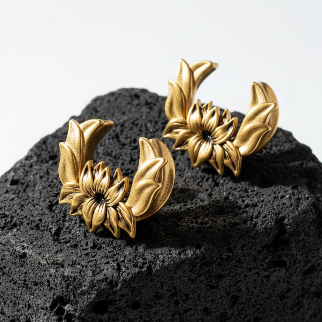 Golden Saddle Spreaders | Plugs Ear Gauges for Stretched Lobes ...