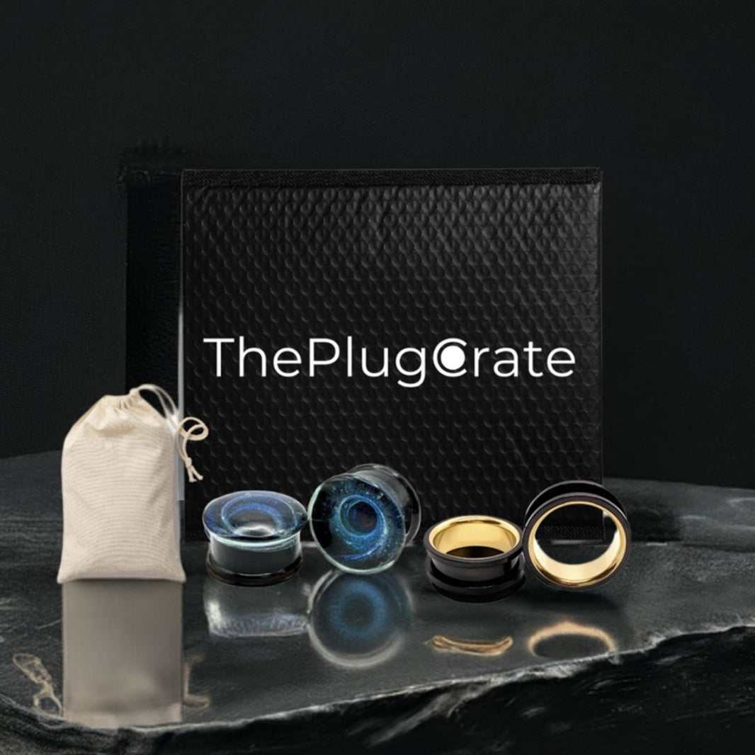 Ear Gauge Subscription Box — Monthly 1–2 Pairs | USA Based – ThePlugCrate