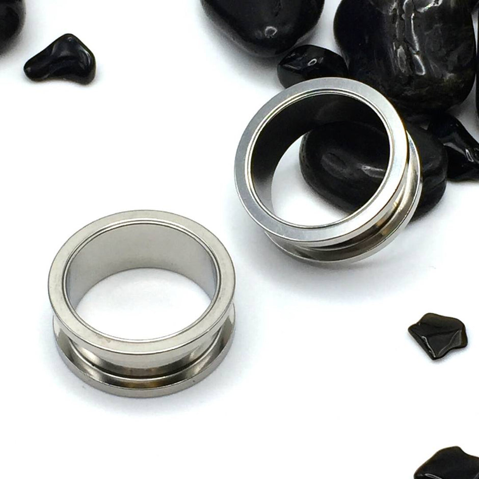 Steel Ear Gauges & Plugs — Stainless Steel & Anodized Aluminum | USA ...